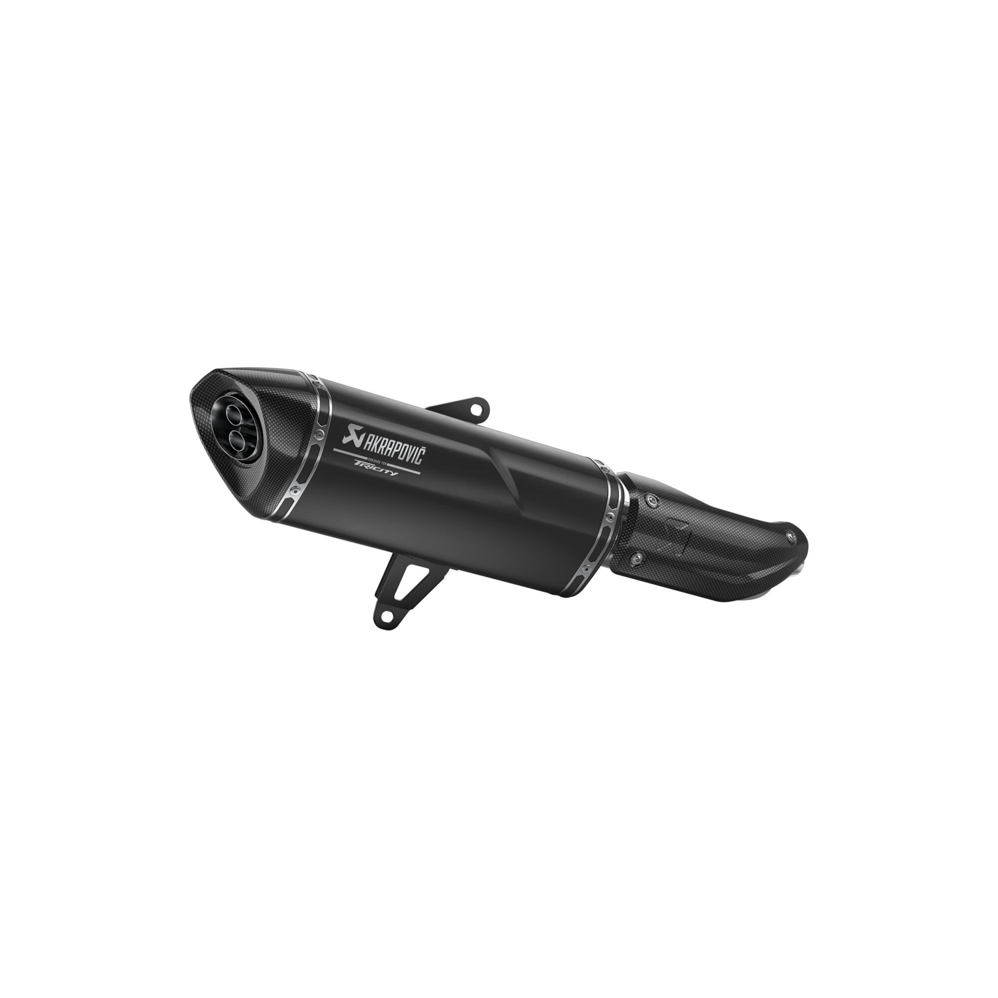 Tricity 300 Akrapovič Black Slip-On Muffler - Accessories - Yamaha Motor