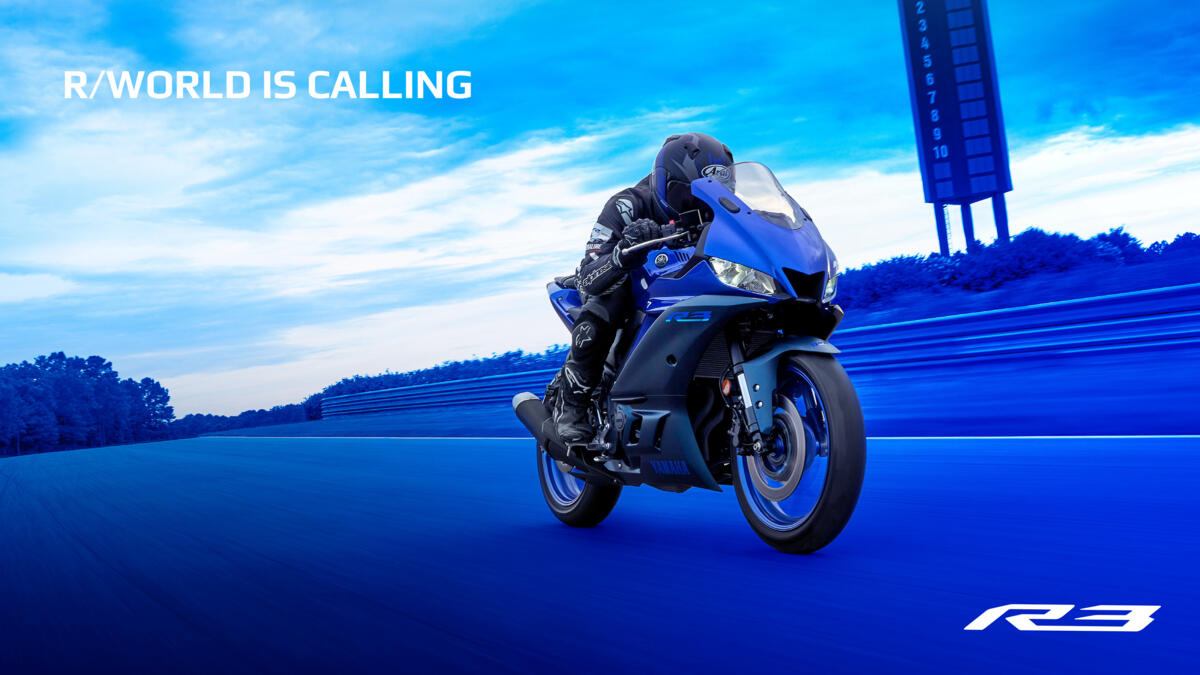YAMAHA YZF-R3 Icon Blue - Motokomplex